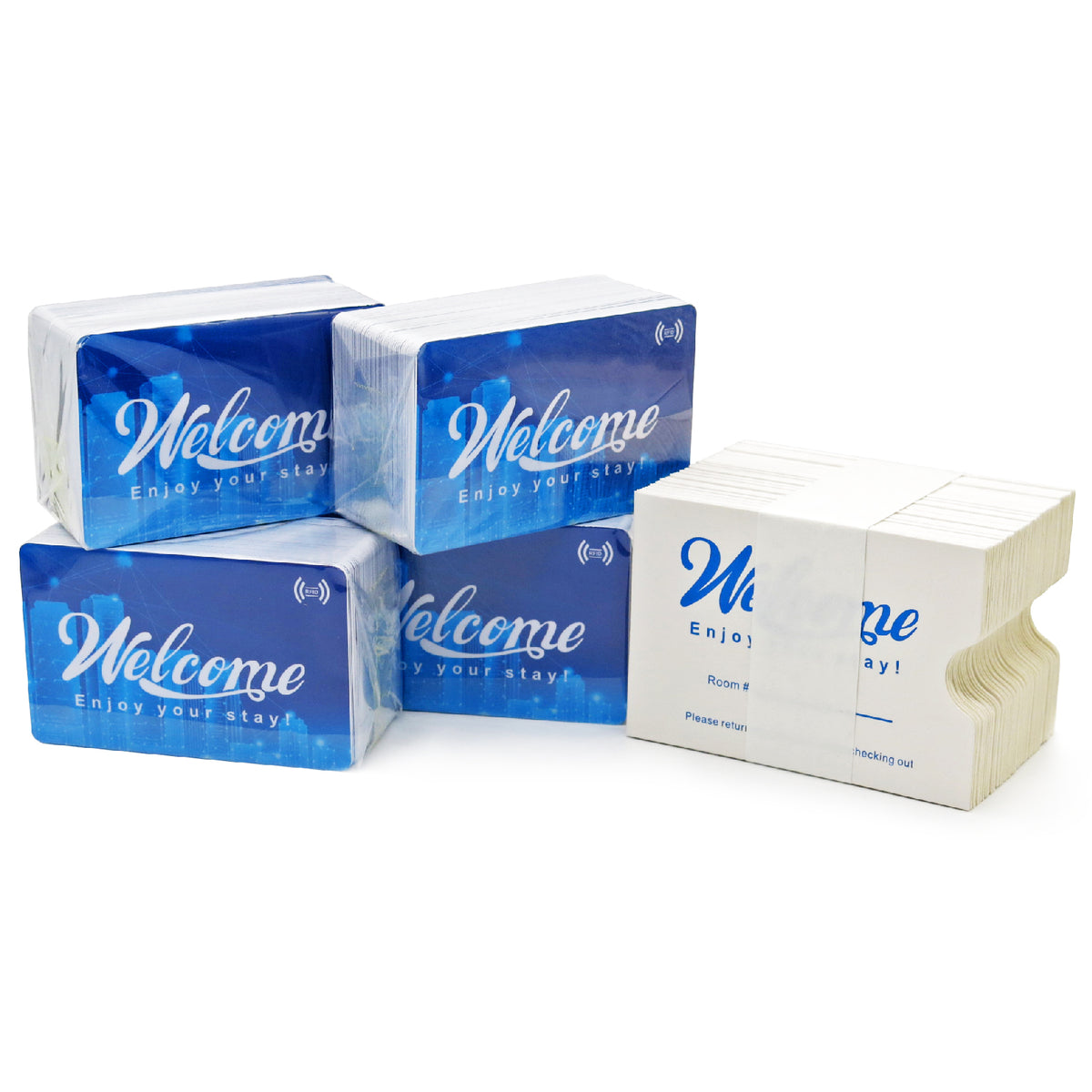 Gialer RFID Hotel Key Card, RFID Motel Key Card with Envelopes Sleeve